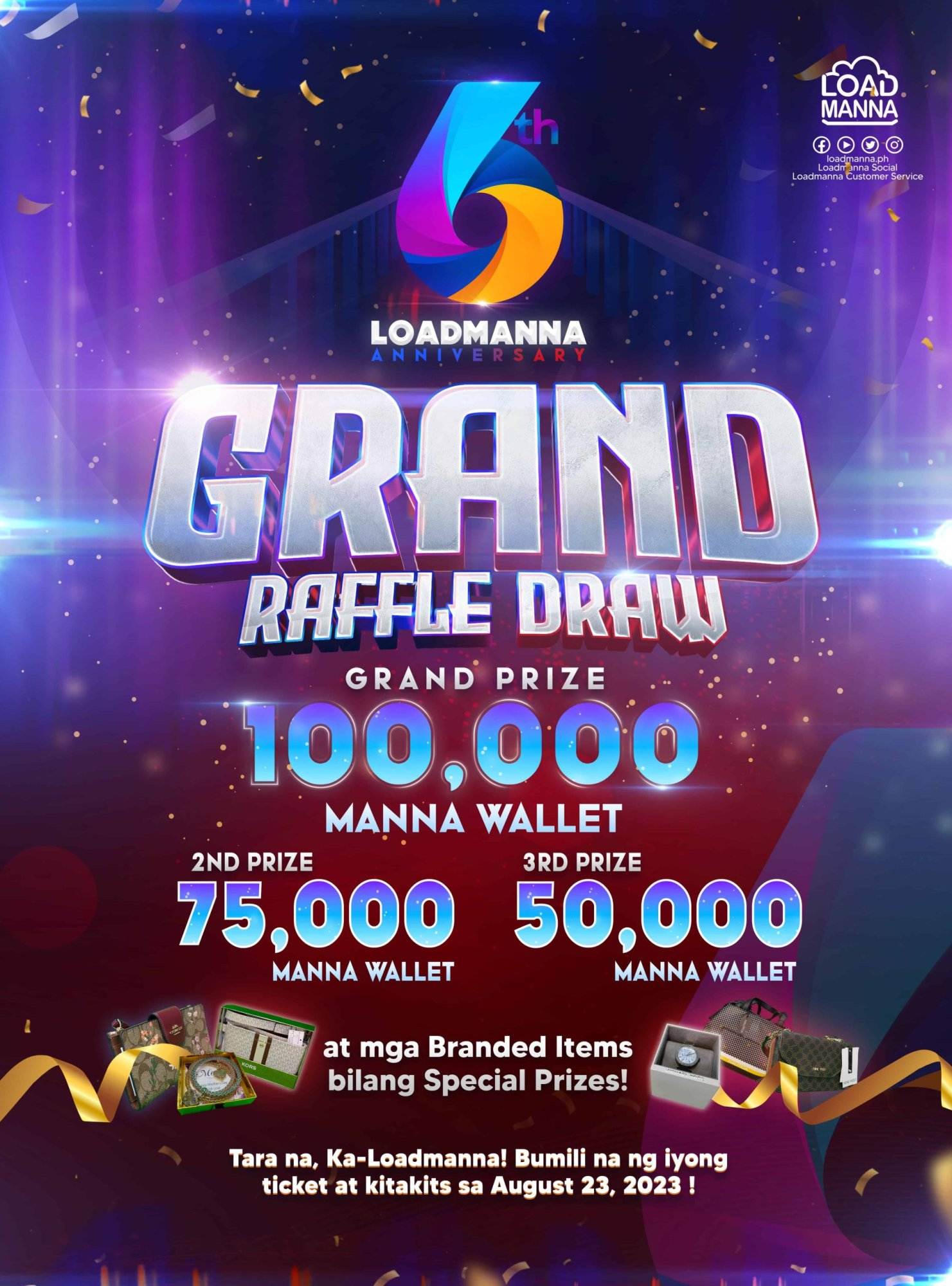Loadmanna 6th Year Anniversary Grand Raffle Draw