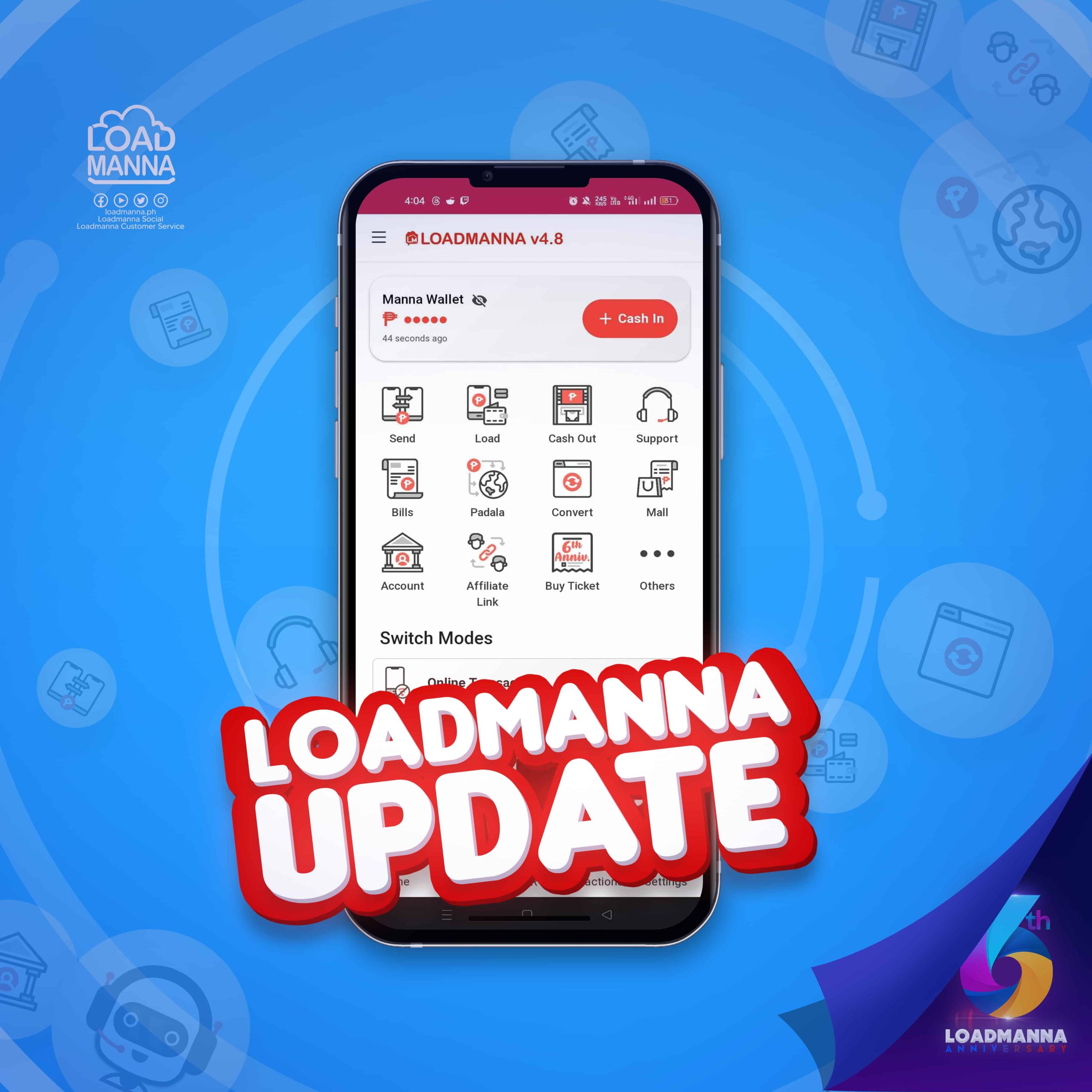 Update: New Version of Loadmanna App